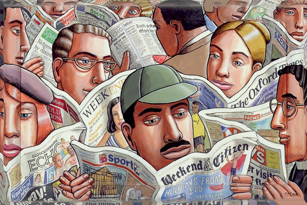 Reading and Art: P J Crook