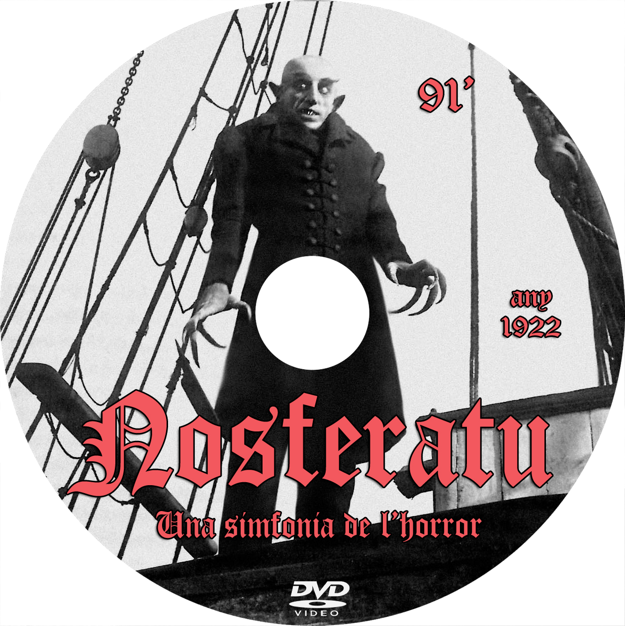 Caràtules de cine (DVD per caixa CD): Nosferatu - [1922]