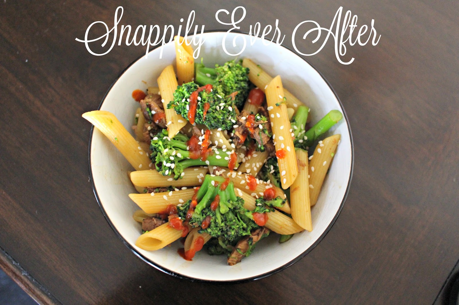 Snappily Ever After: Beef and Broccoli Pasta