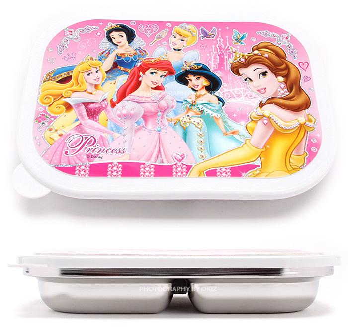 My Noble Baby: Disney 5 Princess Stainless Steel Partition Dish Tray