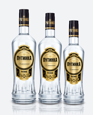 russian blog: The best selling russian vodka "Putinka"