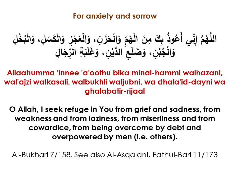 Hadith and Ayahs for war time