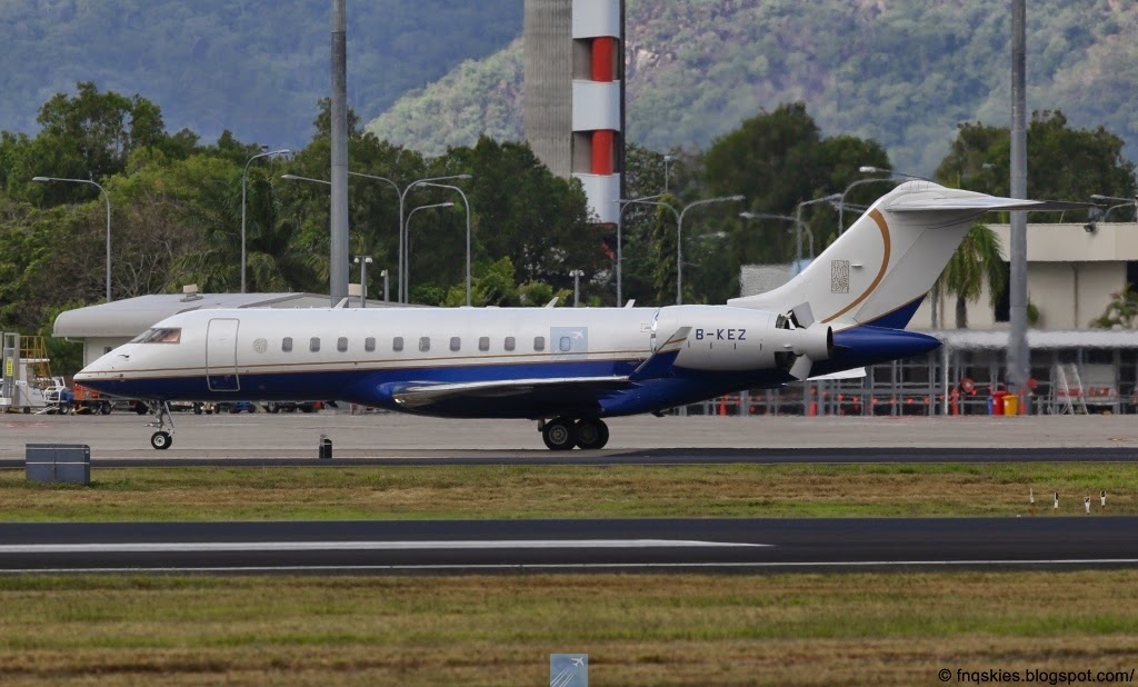 Far North Queensland Skies: Tag Aviation Asia Global 5000 B-KEZ