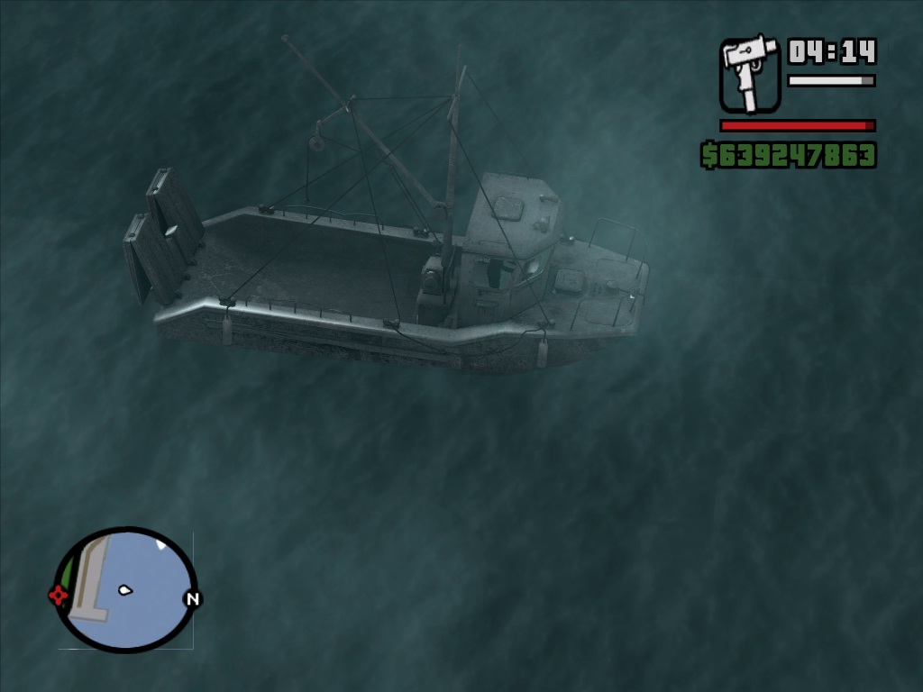 Classic Metallic Boat Model For GTA-SA - Silver Modding