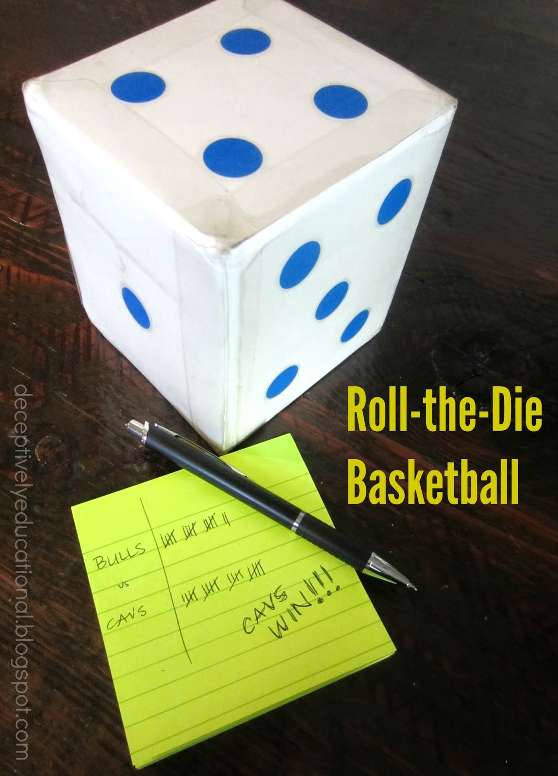 Relentlessly Fun, Deceptively Educational: Roll-the-Die Basketball
