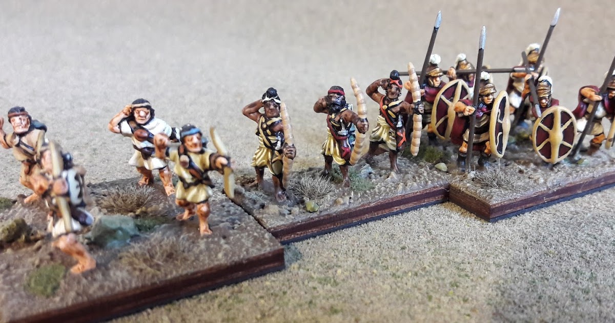 MiniMaerk: DBA army II/36a Graeco-Bactrian ready for action!