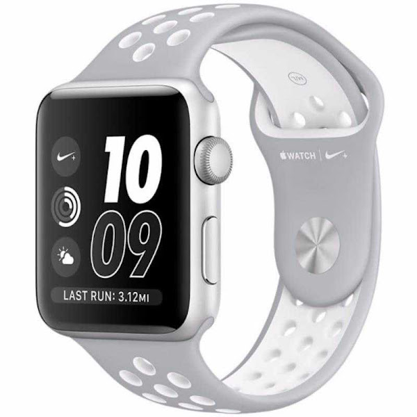 Jam Tangan Apple Watch Nike+ Sport Silver White