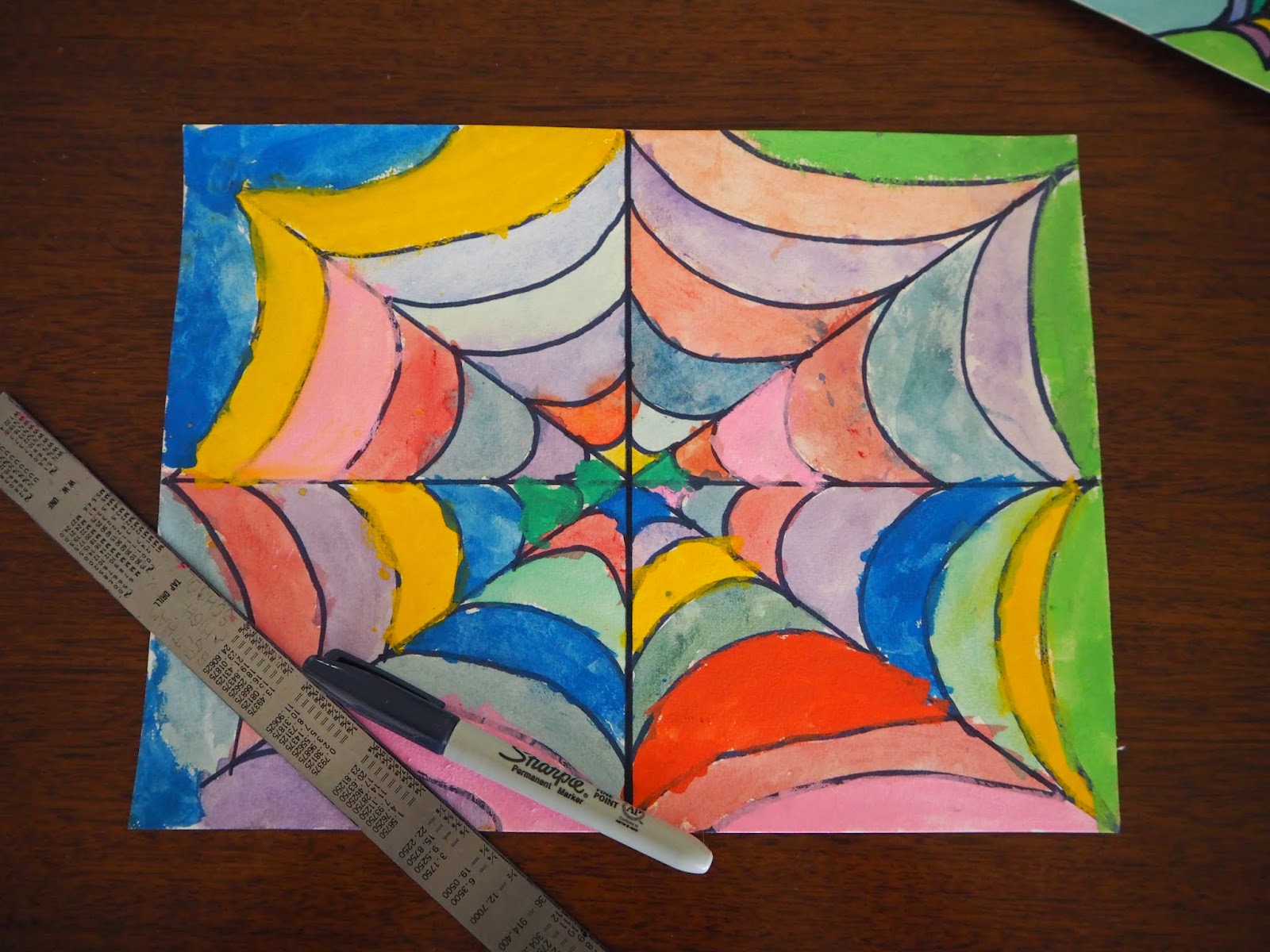 Learn with Play at Home: Spider Web Art for Kids