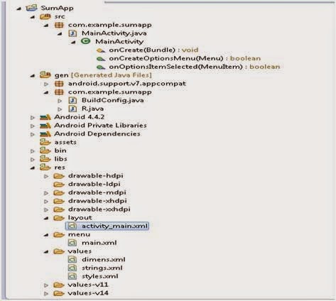 Sum of two Numbers App in Android
