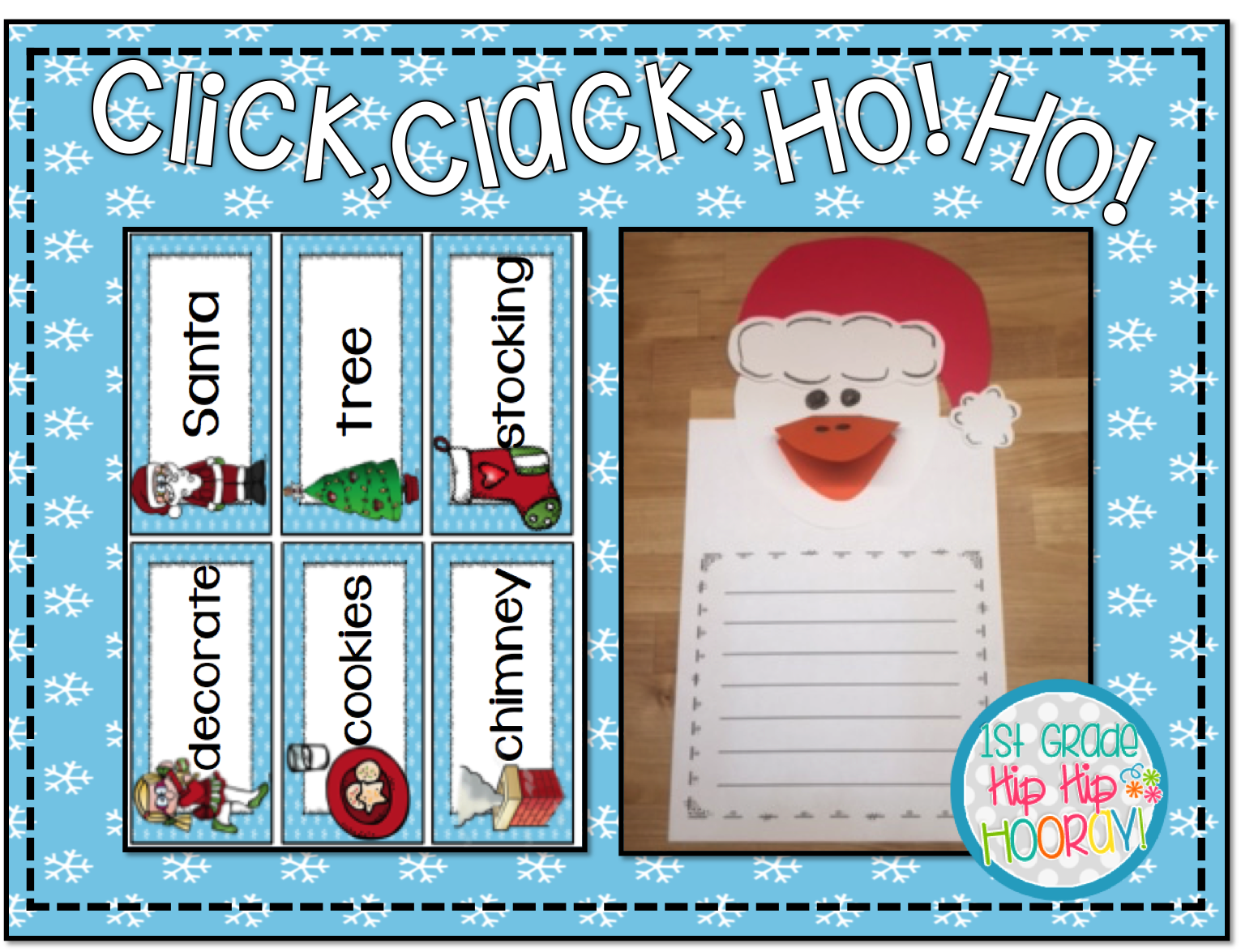 1st Grade Hip Hip Hooray!: Doreen Cronin's Click Clack Ho Ho Ho!