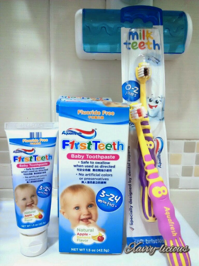 xavvy-licious: Dental care starts with Aquafresh Kids products