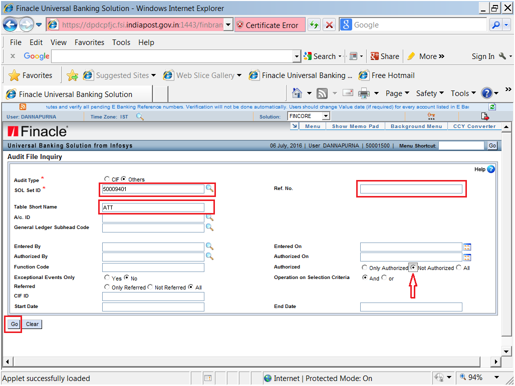 How to Find Misplaced Instruction No of Account Transfer (HACXFSOL ...