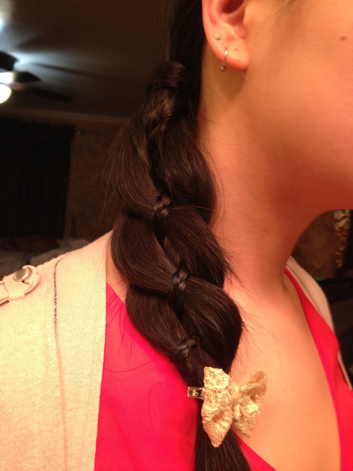 A little bit of this, A little bit of that...: Unique 4 Strand Braid ...