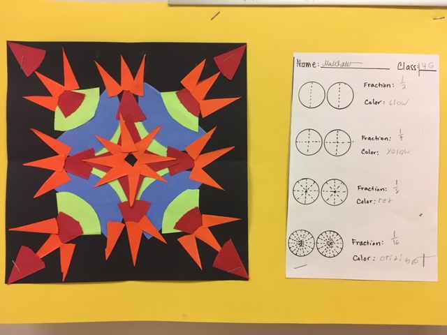 Center School Art: Fraction Art by Grades 3-5