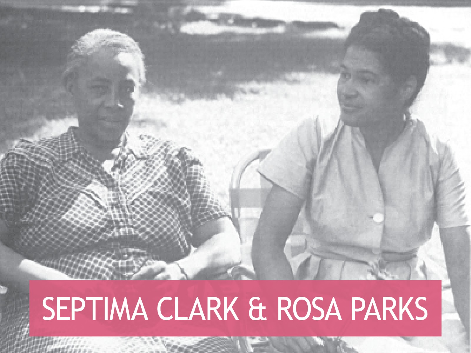 Inspiration in One Photo: Septima Clark and Rosa Parks ~ Self-Rescuing ...