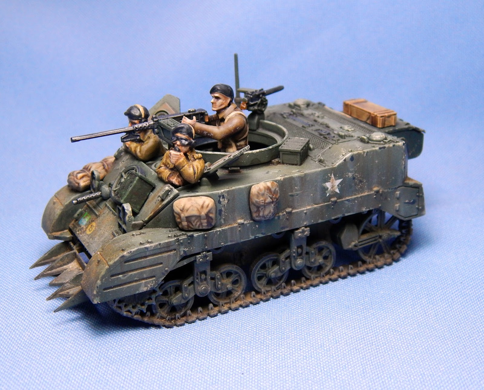 O BRIGADEIRO: Rubicon M5A1 "(Stuart VI) Reece / Kangaroo" - 1/56 scale