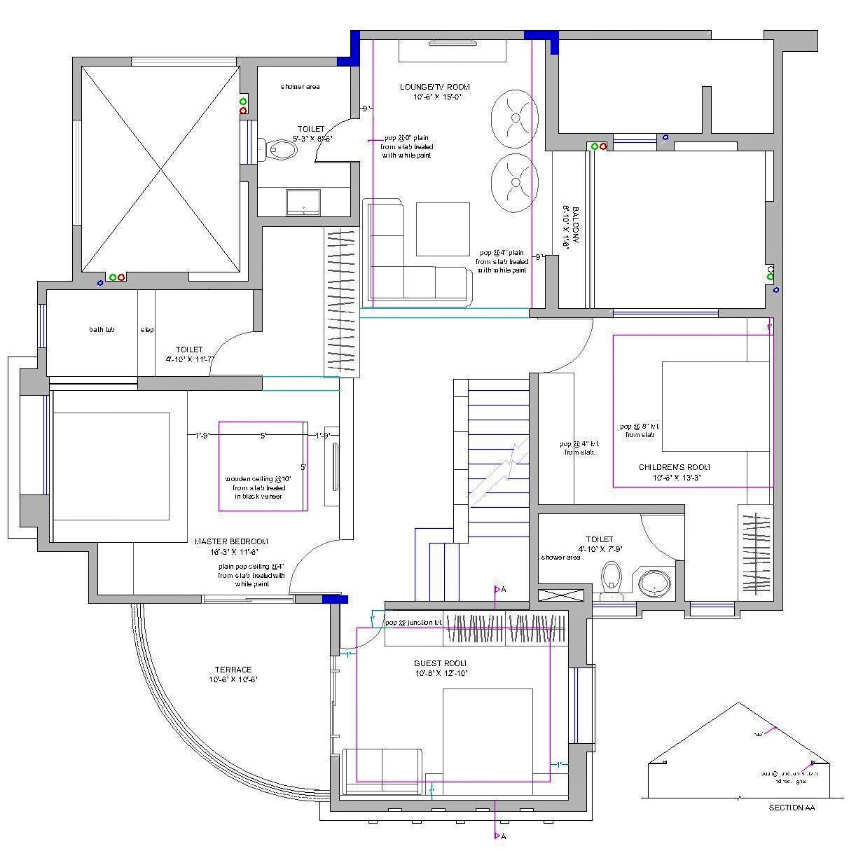 Interior Designing Portfolio: Residential Interiors for Mr. Manoj's ...