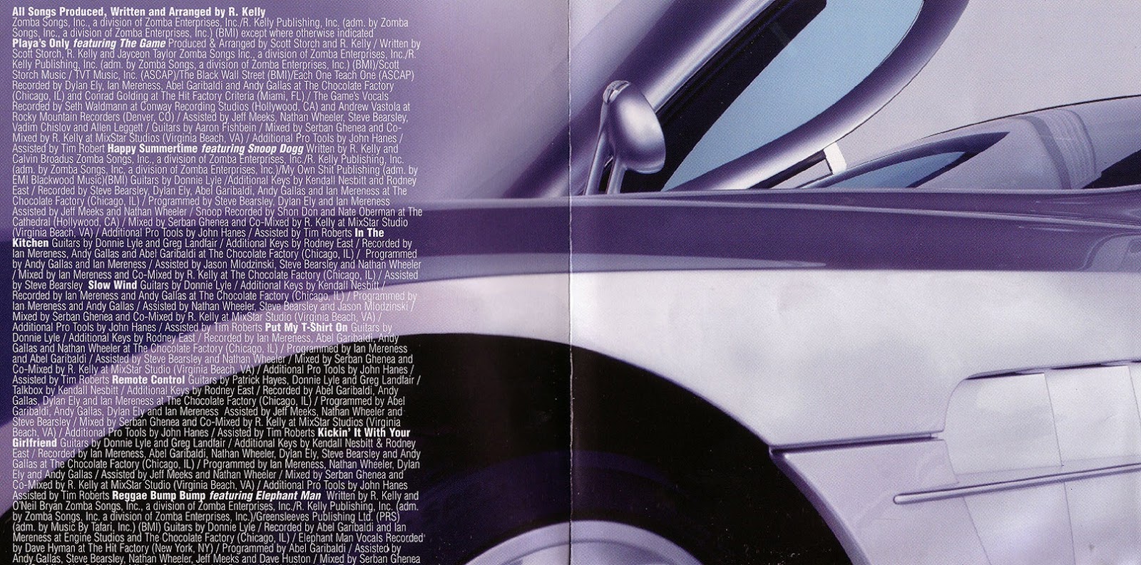 Encarte: R. Kelly - TP.3 Reloaded (Limited Edition) - Encartes Pop