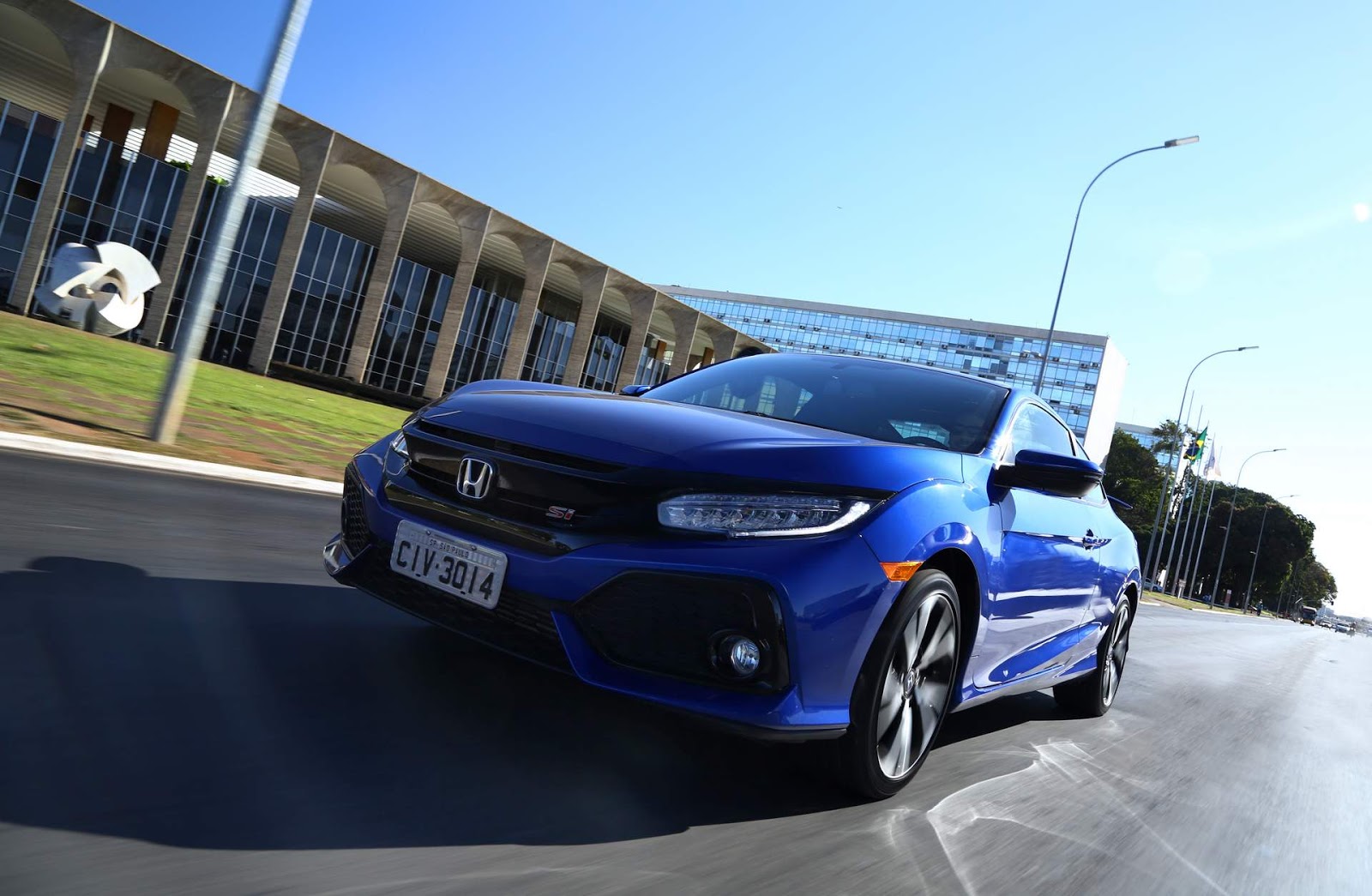 Honda Civic Si Brilliant Sporty Blue Metallic: fotos - Brasília