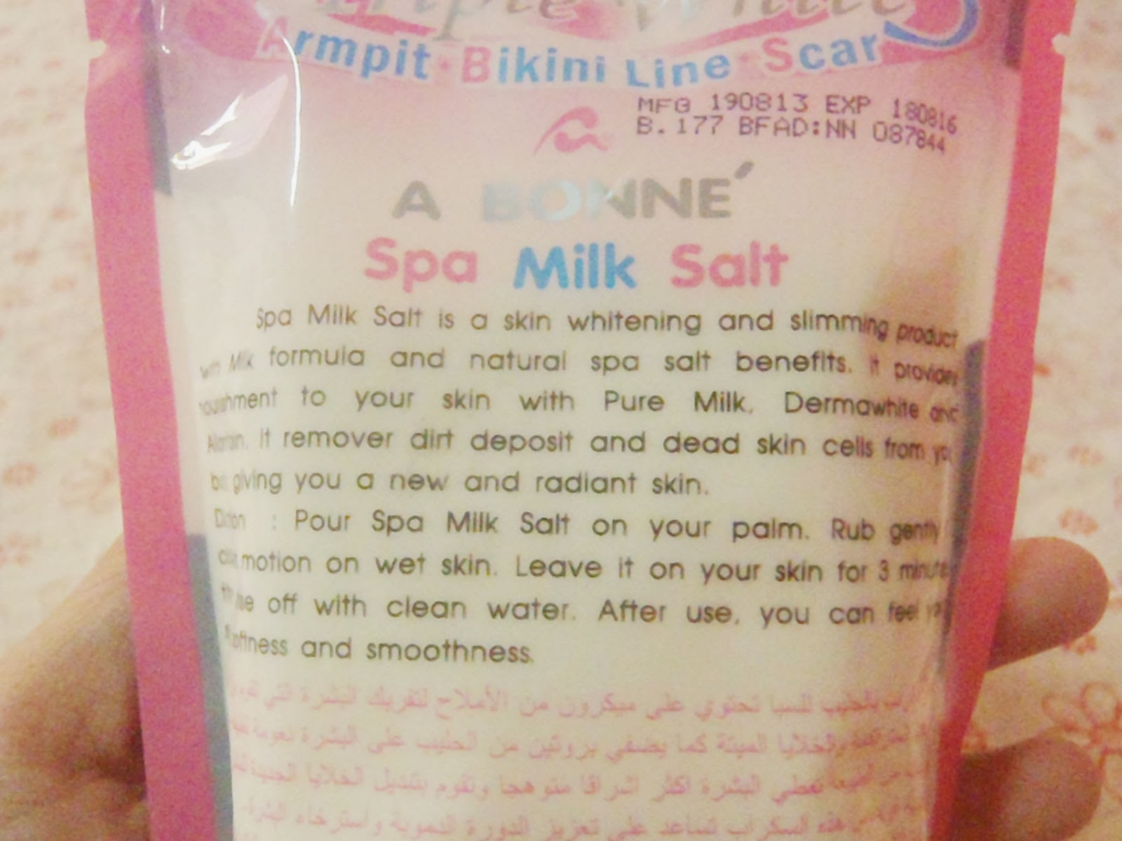 bebeyhana: A bonne Spa Milk Salt Review