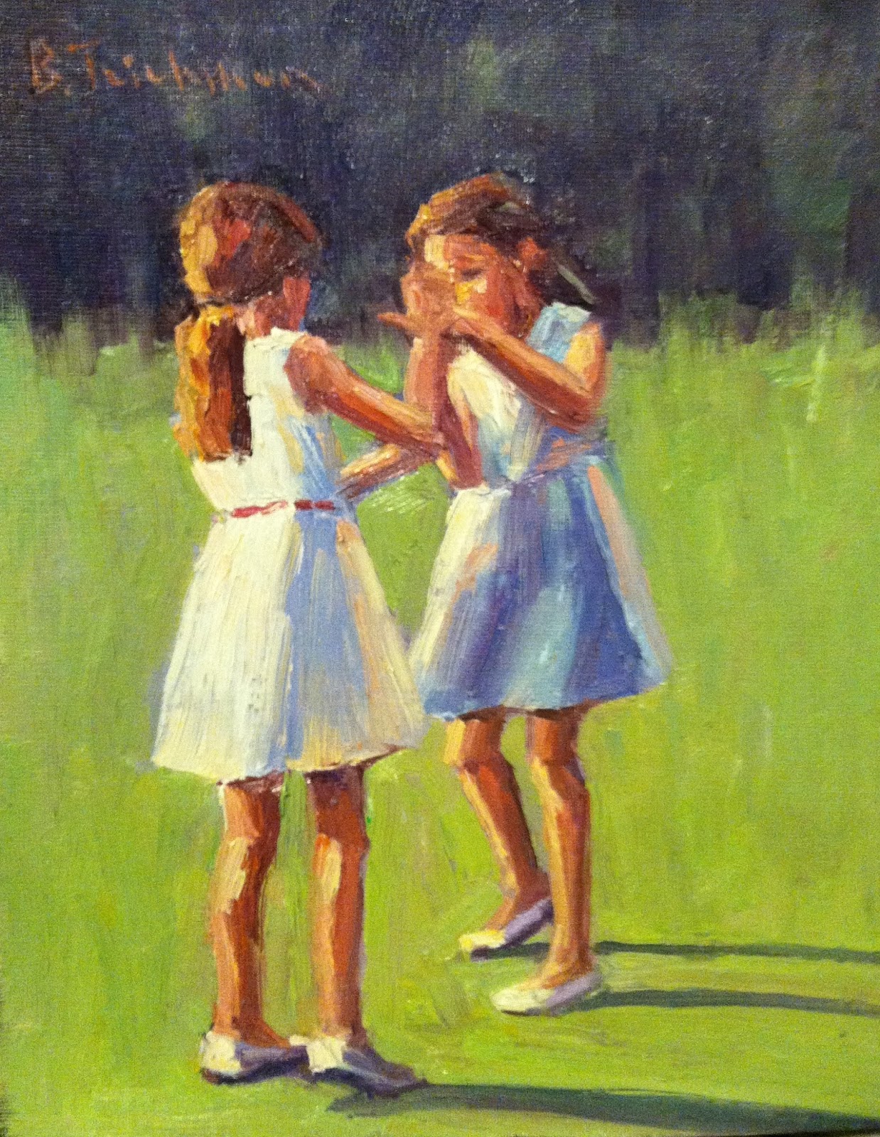 A Painter's Journey: "JERUSALEM HILLS", 22 x 28, oil/palette knife on ...