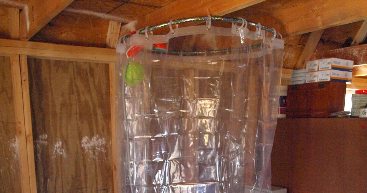 Tiny House Homestead: Hula Hoop Shower for a Tiny House or Dry Cabin