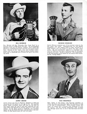 Hairy Green Eyeball 3: Grand Ole Opry Souvenir Picture Program circa 1953