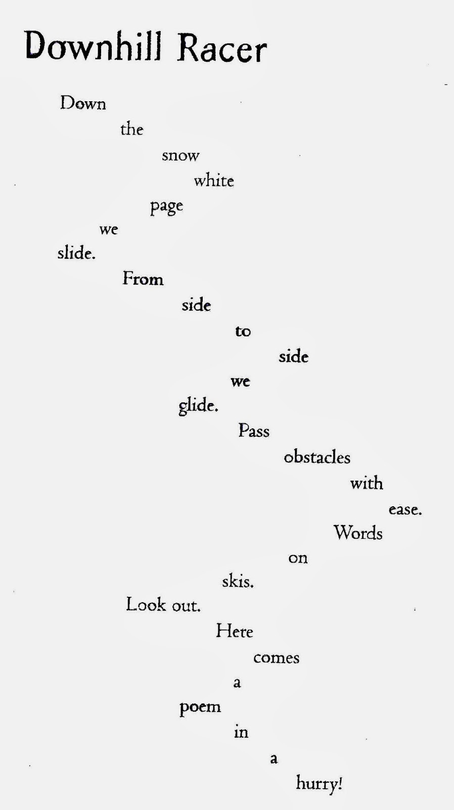 La orilla de los pájaros: Roger McGough. Poemas en la nieve (7)