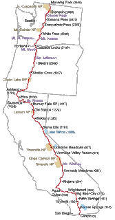Sparky's 2012 Pacific Crest Trail Adventure: PCT Facts