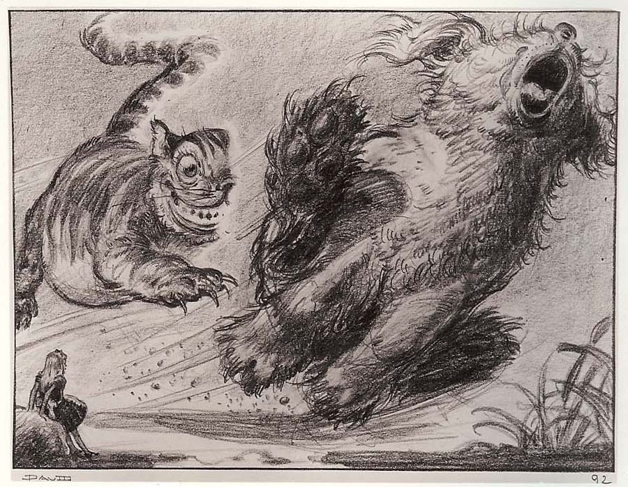 Vintage Disney Alice in Wonderland: David Hall Story Art Stills - Alice ...