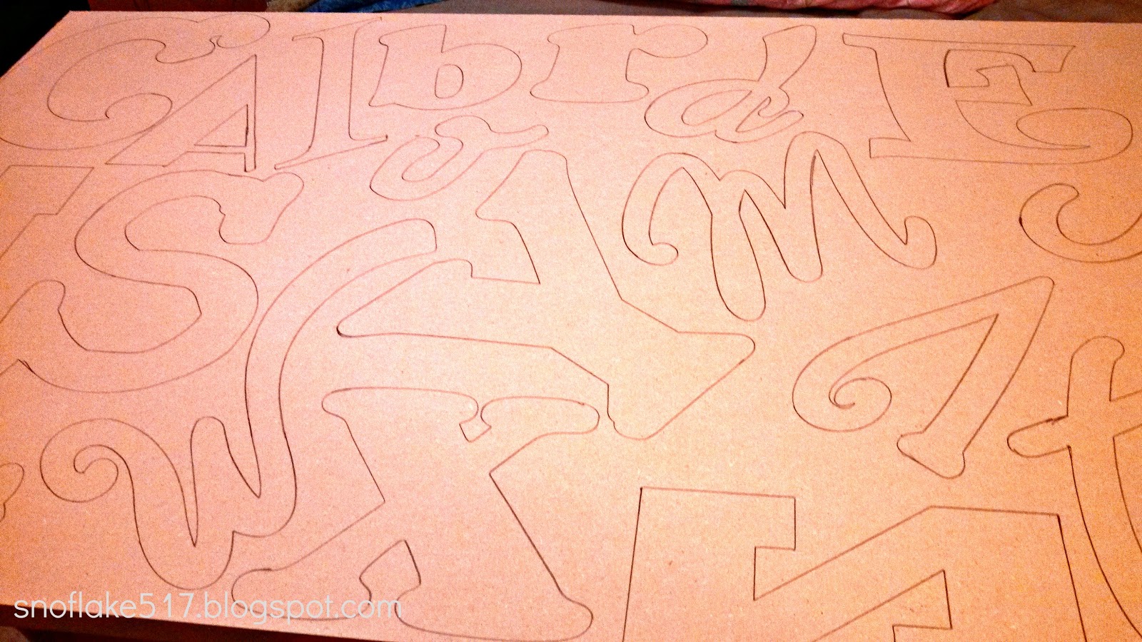 One Day at a Time...: Handmade ABC Wall