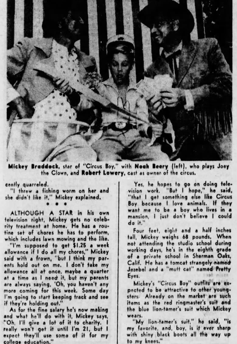 BOOKSTEVE'S LIBRARY: Mickey Braddock-1956