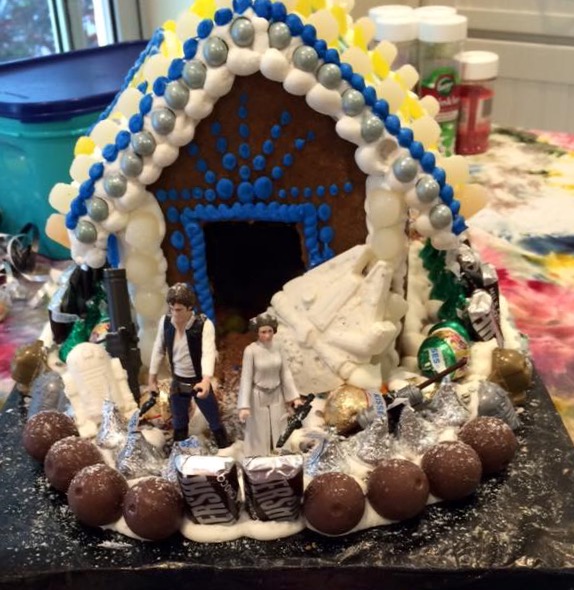 Star Wars Gingerbread House – before and after | DOMAIN ADDRESS FOR SALE