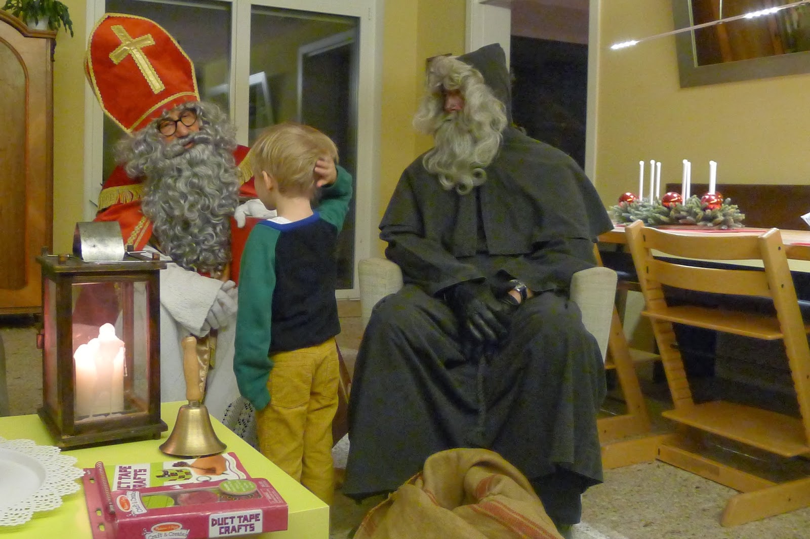 Six in Switzerland: Schmutzli in our house!