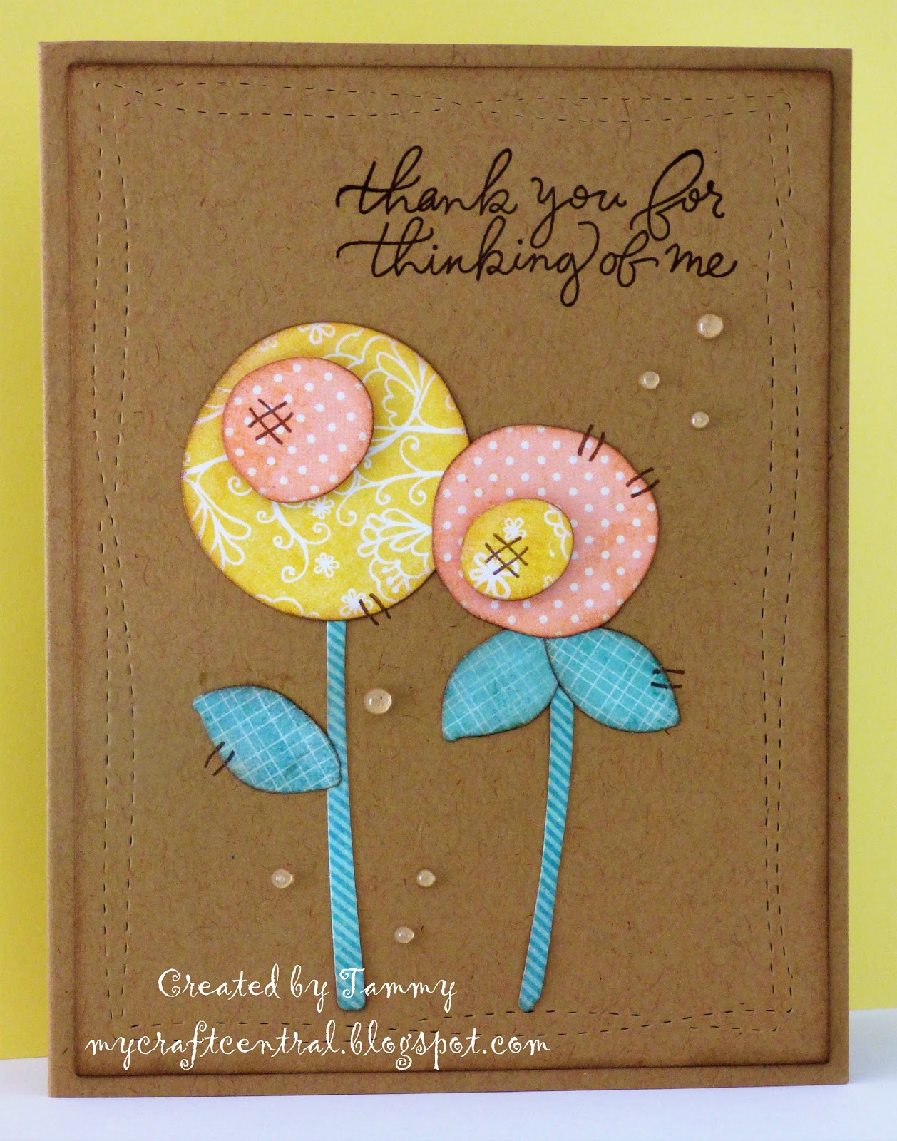 My Craft Central: Scribble Flowers