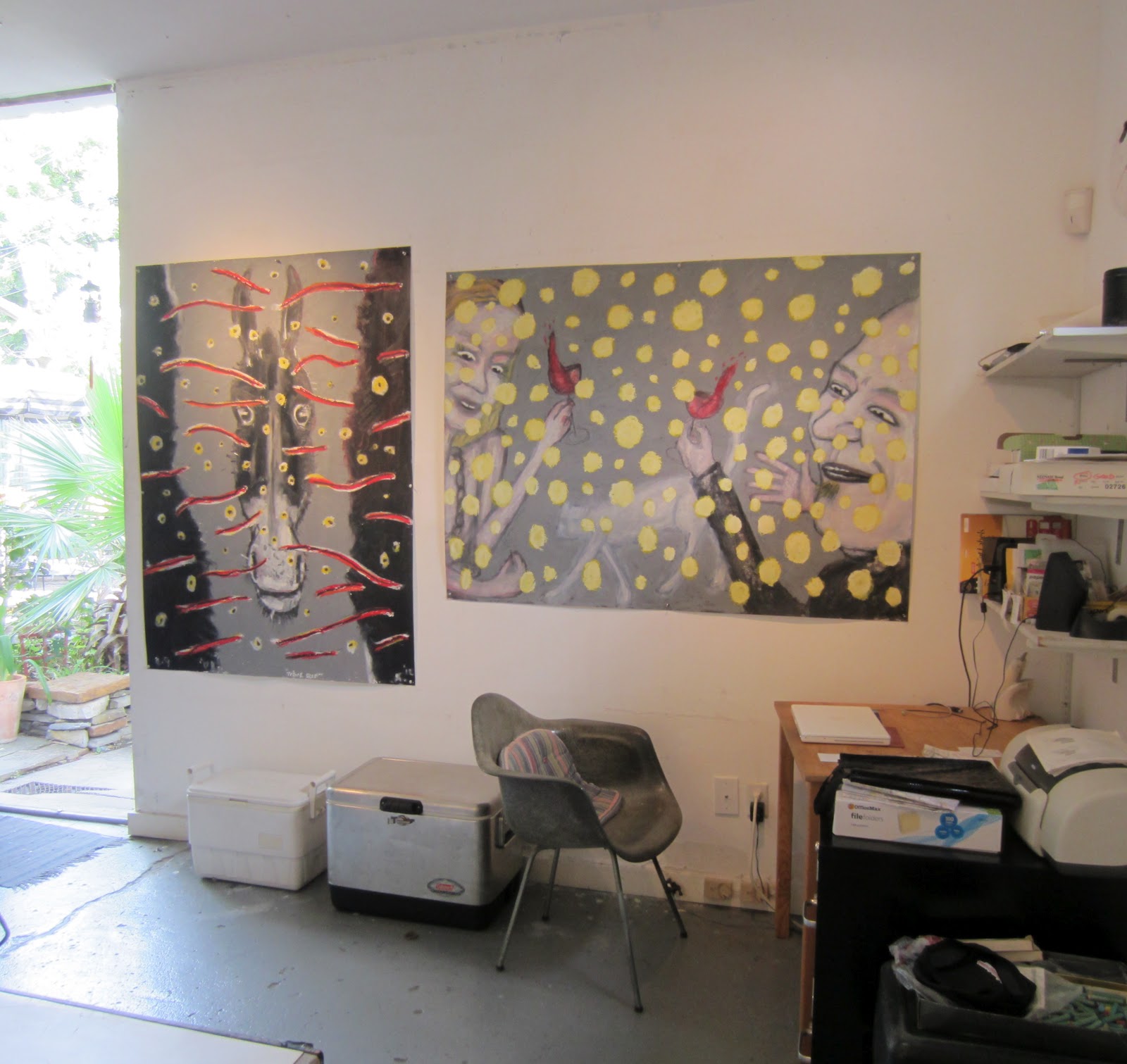 art : Frank X Tolbert and Ann Stautberg studio visit