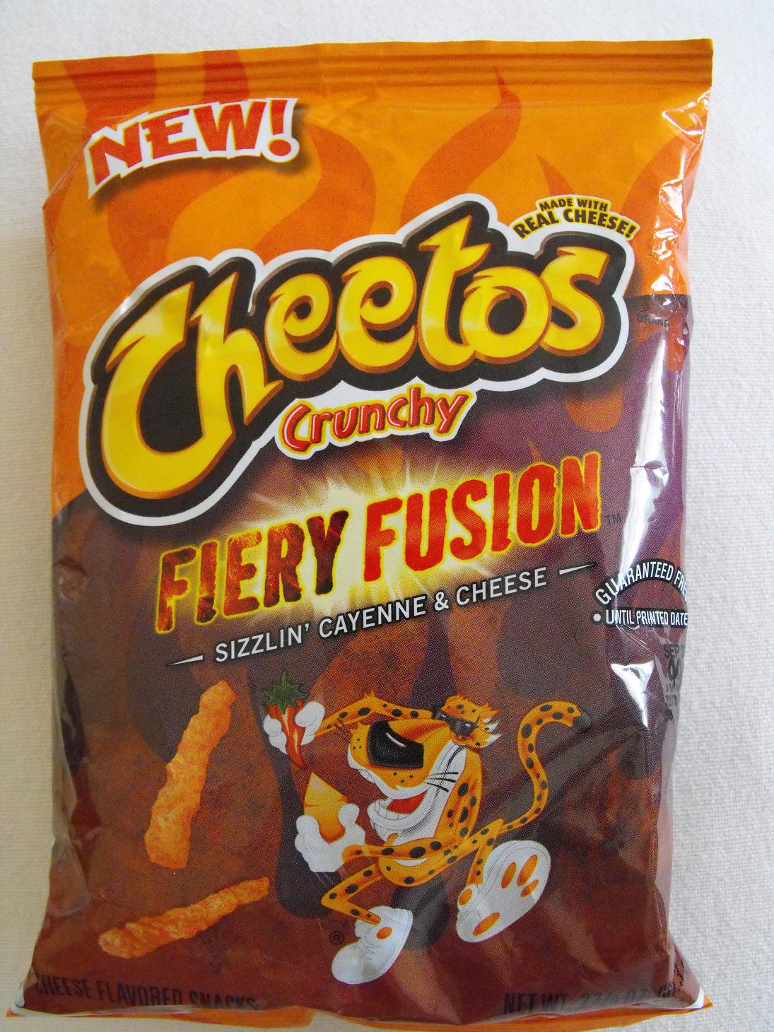 Hot Chicks Eatin' Spicy Chips: Snack #178- Cheetos Crunchy Fiery Fusion ...