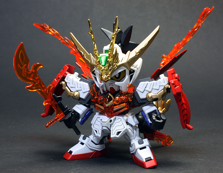 GUNDAM GUY: SD BB Legend Strike Ryubi Gundam - Painted Build