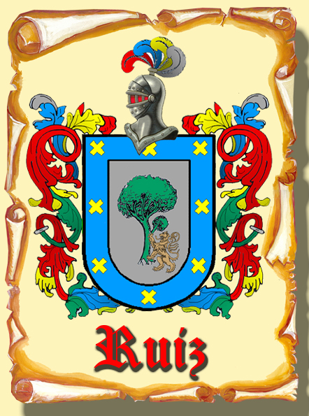 Todo de heráldica: Apellido Ruiz historia y escudo