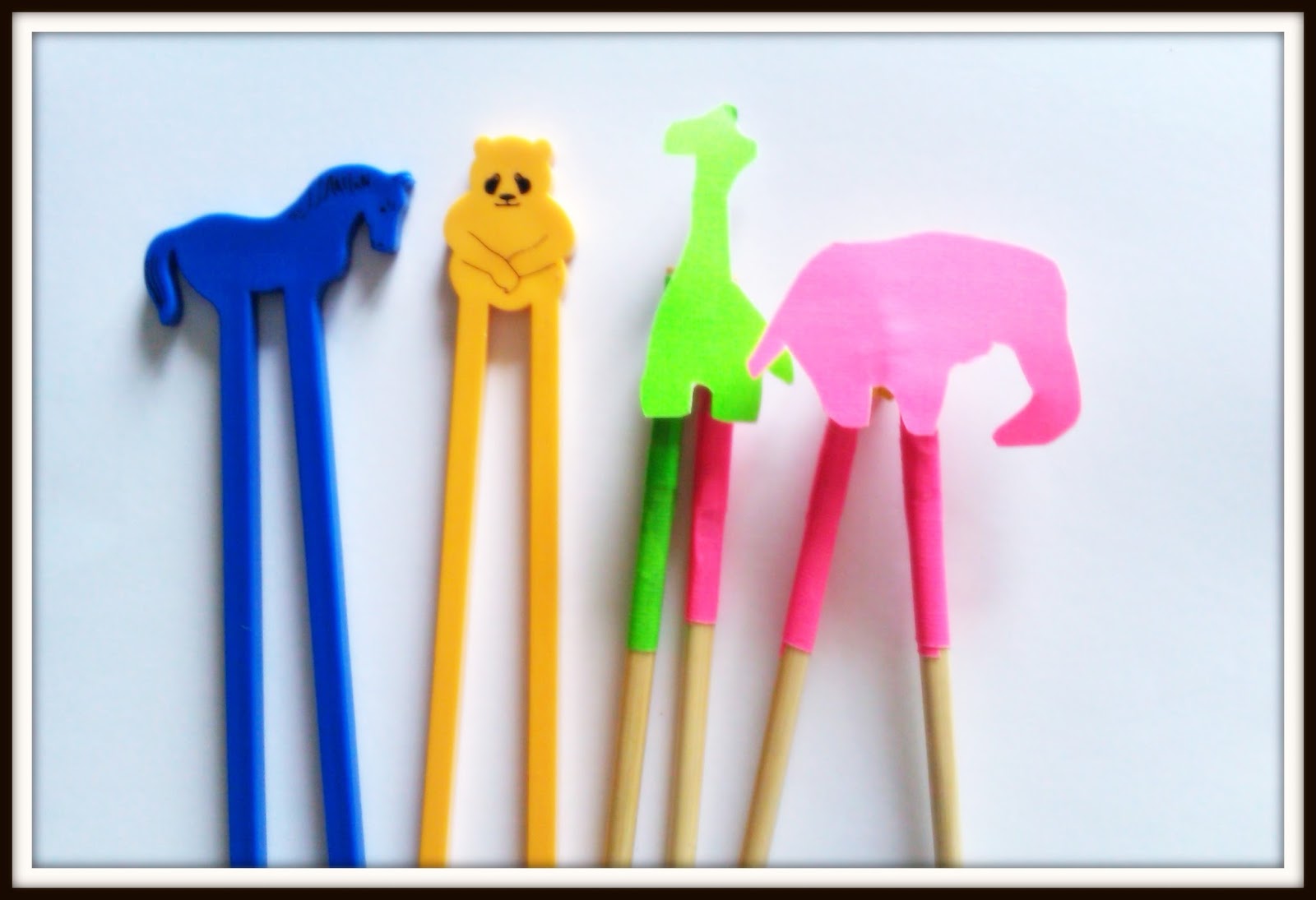 Double Treble Craft Adventures: Zoo Sticks D.I.Y. Chopstick Craft