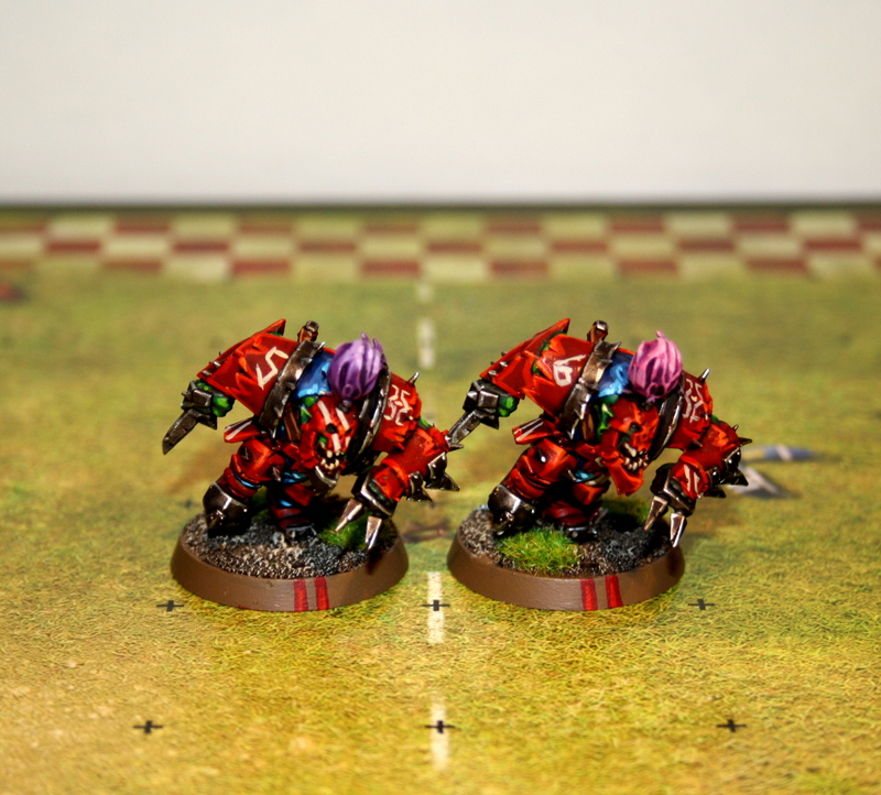 The Art of War: Blood Bowl: New Orcs in Gouged Eye Colors