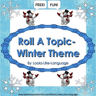 Classroom Freebies Too: Rolling Dice- Free Winter Activity!