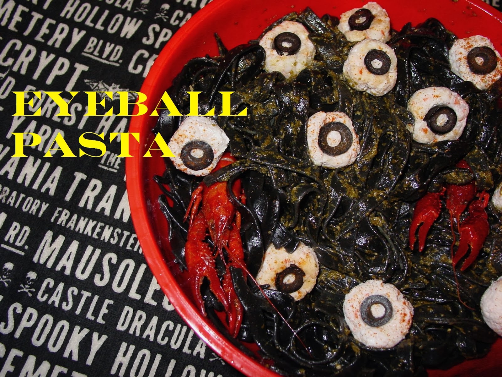 Olive-N-Grape: Eyeball Pasta