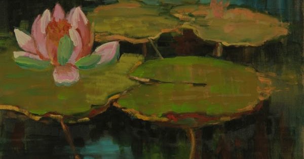 Daily Painters Abstract Gallery: Lily Pond, Landscape Art Painting ...