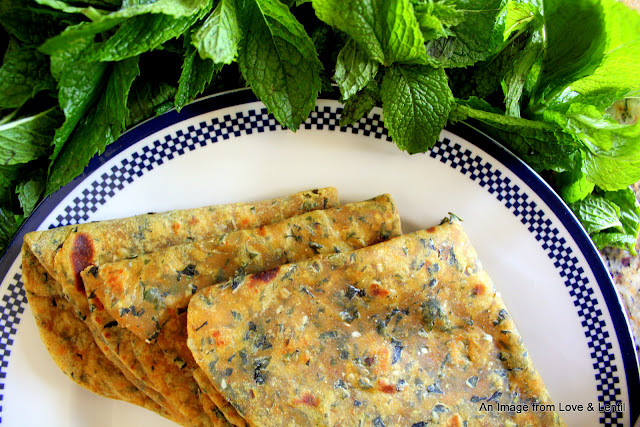 Love & Lentil: Pudina (Mint) Paratha