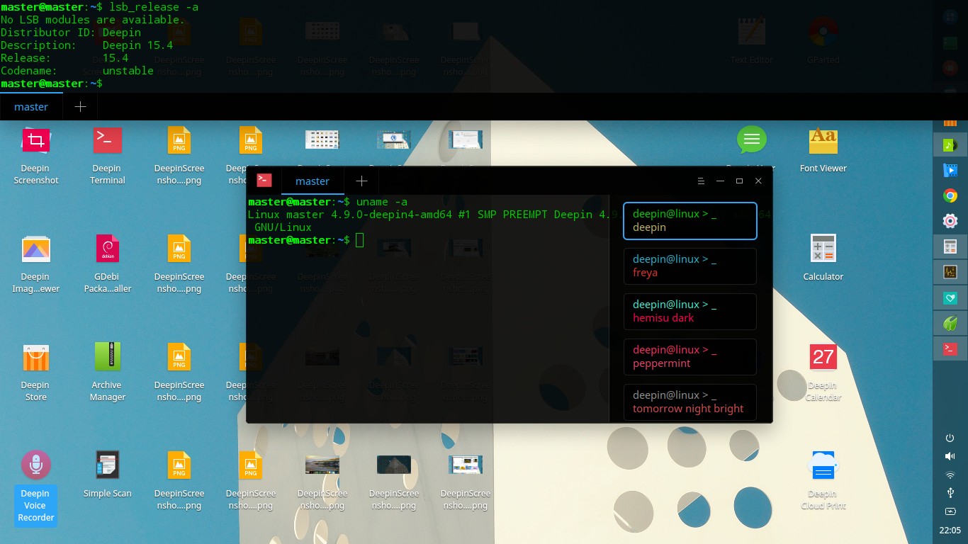 A Visual Review to deepin 15.4 GNU/Linux Beauty