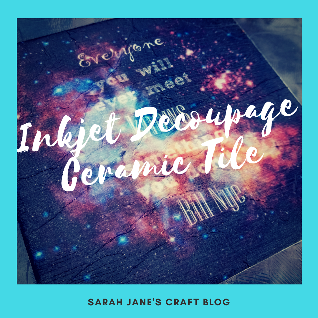 Decoupage Quote Tile