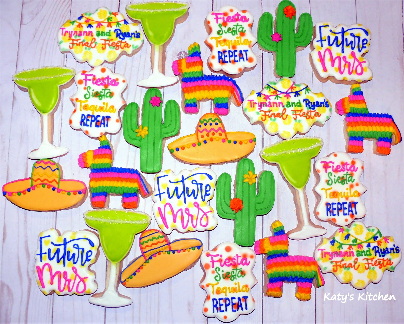 Katy's Kitchen: Couple's Shower Final Fiesta Cookies