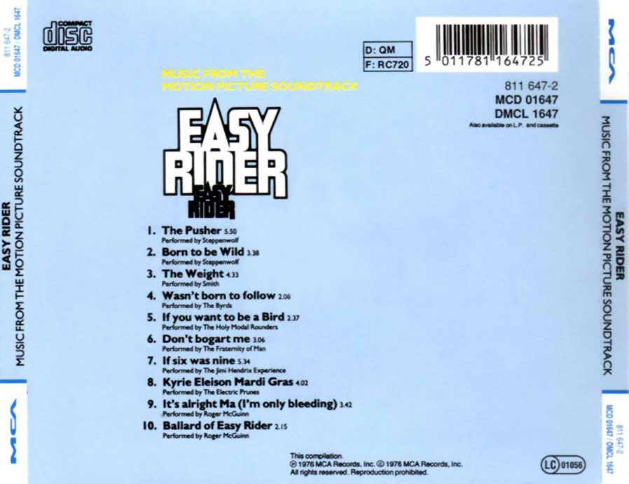 Easy rider soundtrack songs - abilitymokasin