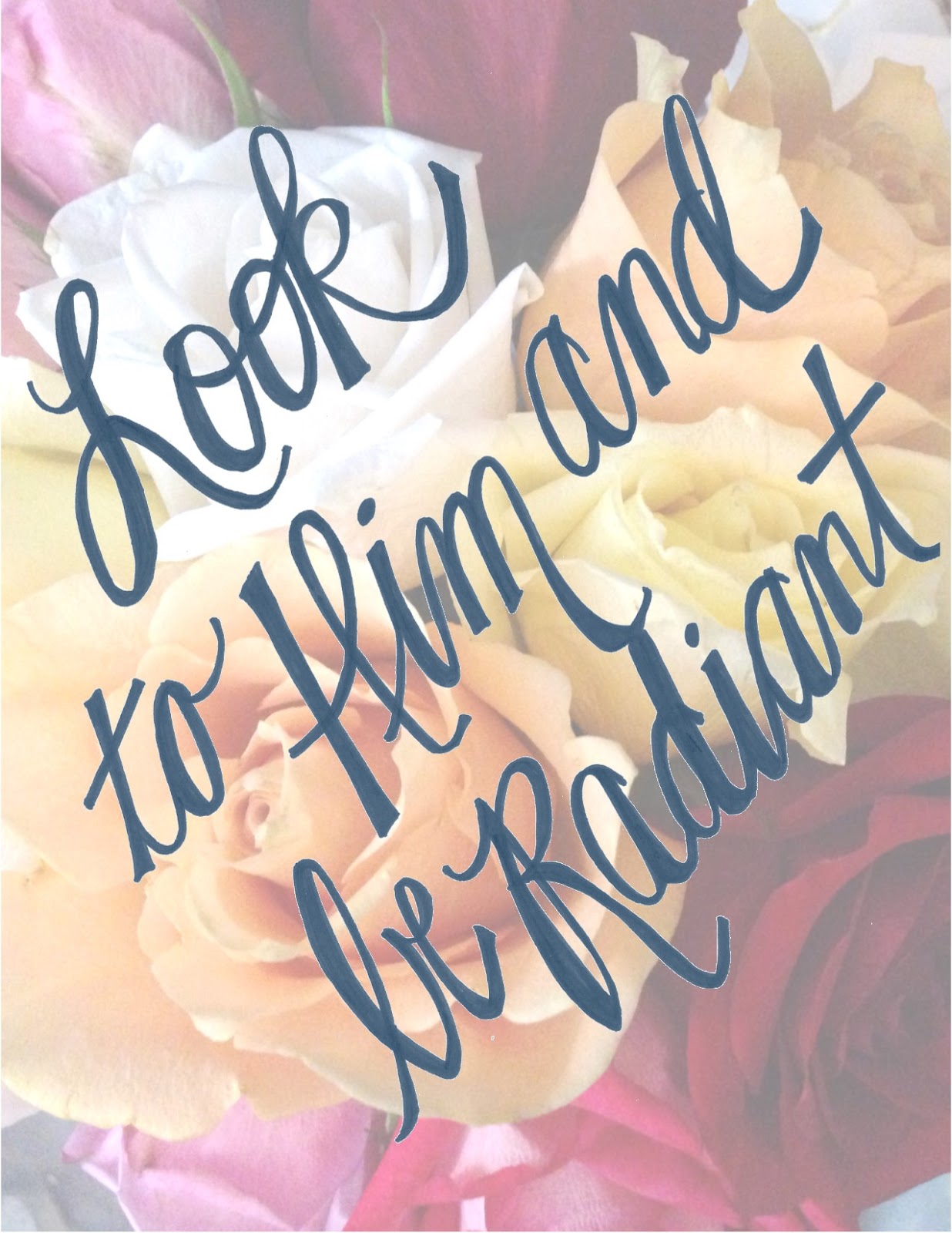 Look to Him and be Radiant: Winners!